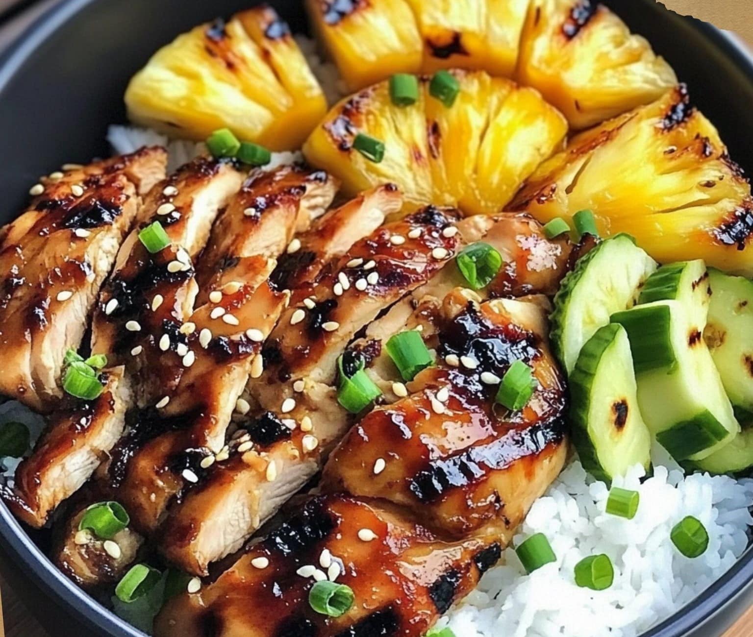 Tremendous Hawaiian Grilled Teriyaki Chicken Feast - Recipe Delice