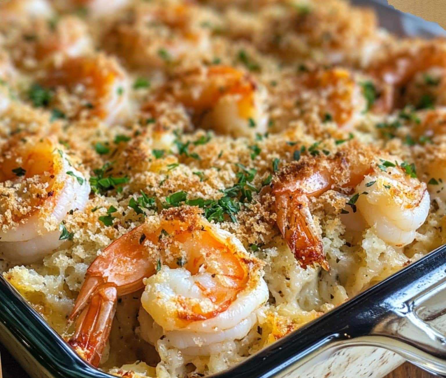 Baked Stuffed Shrimp Casserole - Recipe Delice