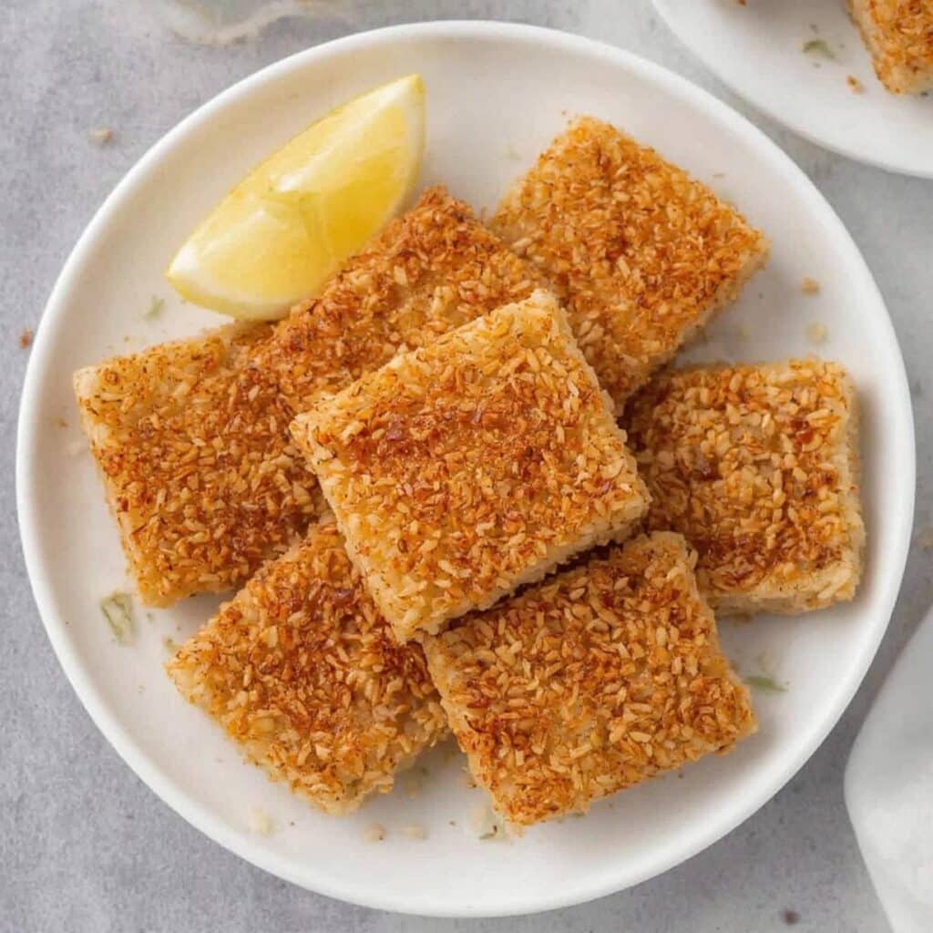 Air Fryer Crispy Rice Squares
